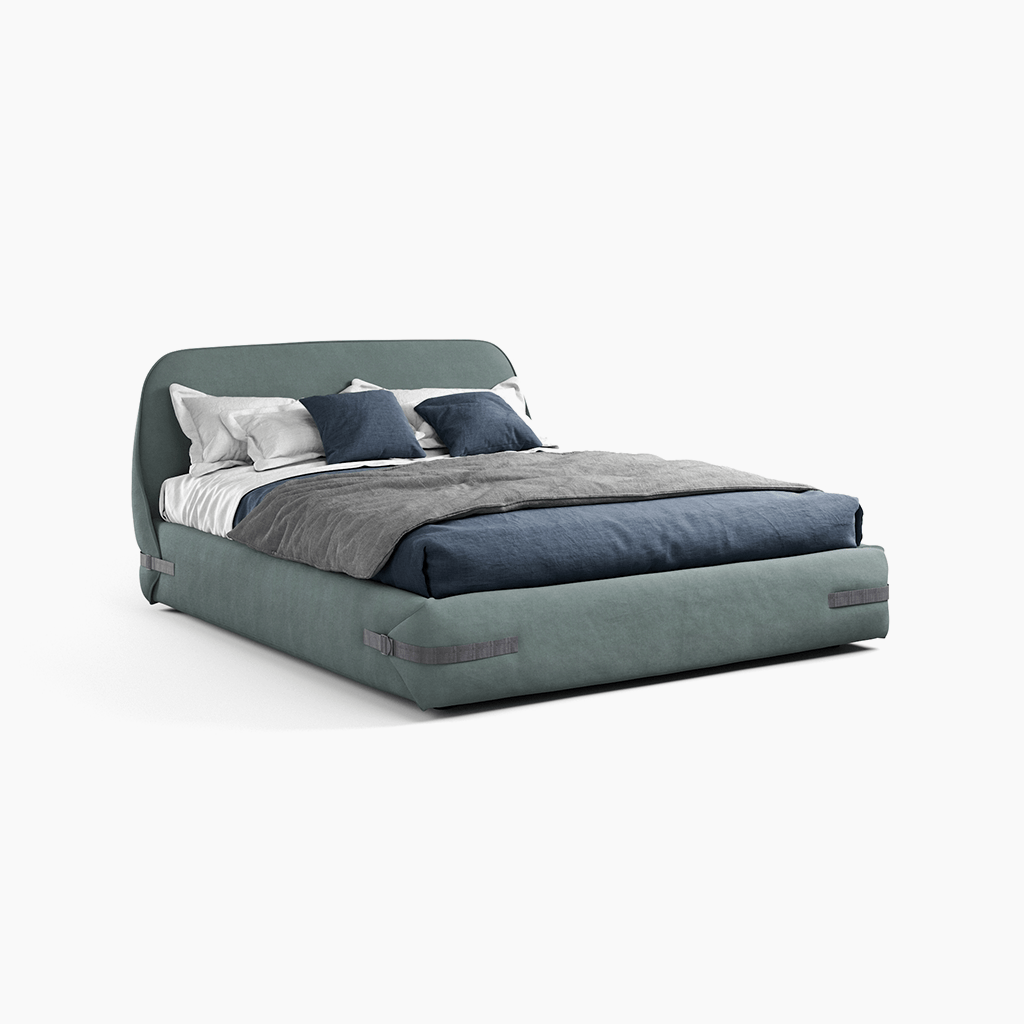 Novamobili Tape Upholstered Bed | Belvisi Furniture