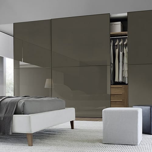 Cinquanta Specchio Sliding Door Wardrobe - Belvisi Furniture