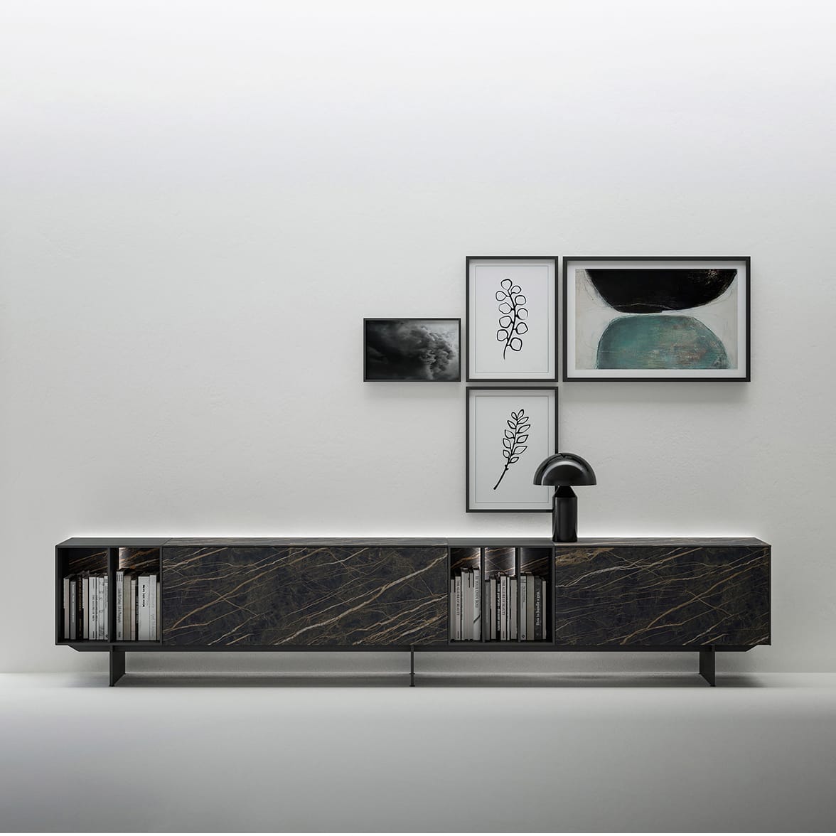 Caccaro Side view Sideboard | Belvisi Furniture