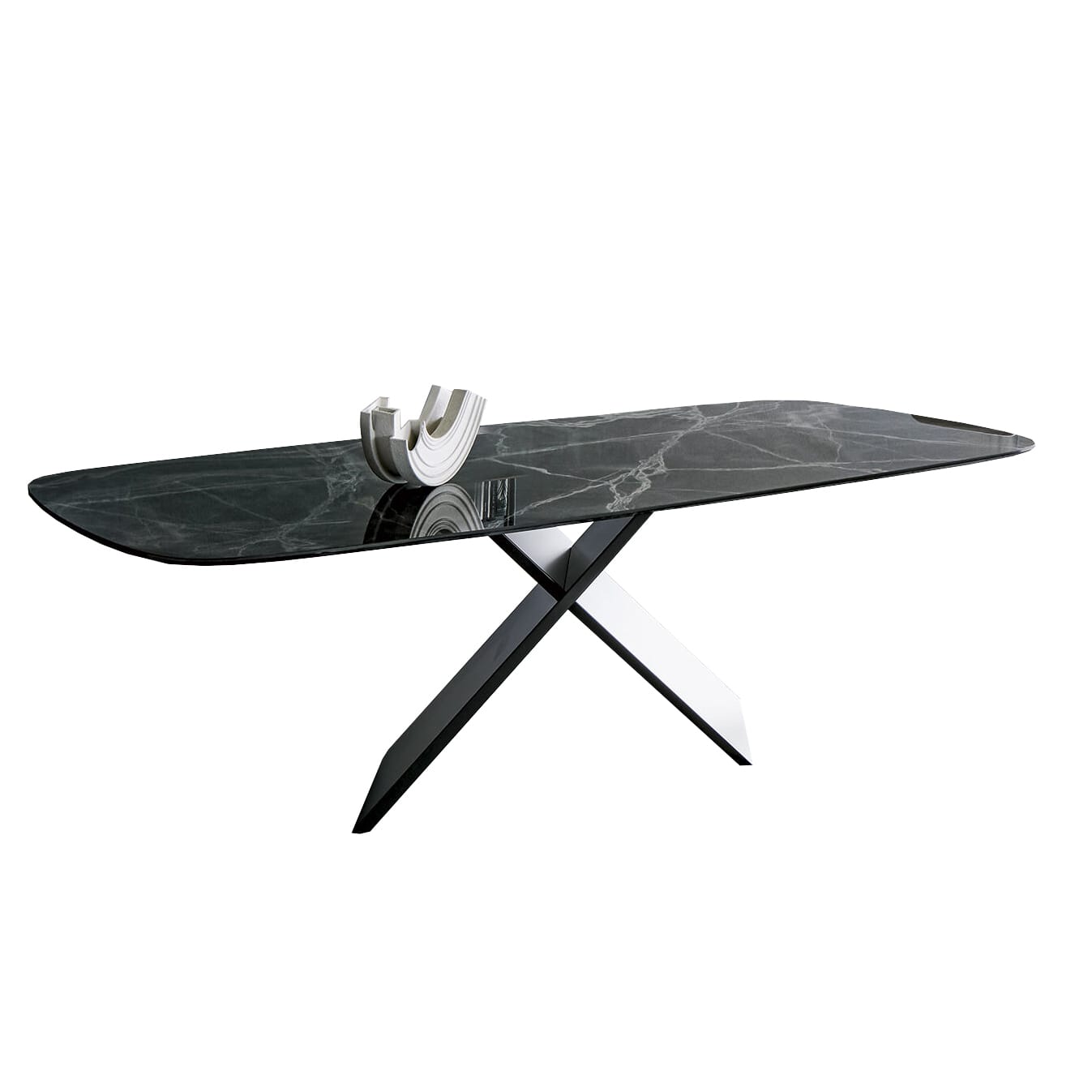 Bonaldo AX Barrel-shaped top Dining Table | Belvisi Furniture